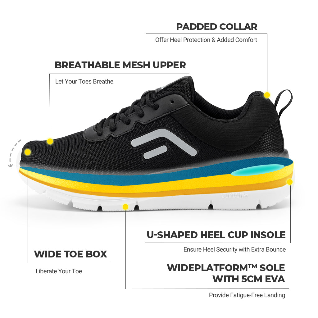 5cm extra thick sole extra thick sole provides maximum cushioning and ...
